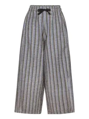 UNTITLED IN MOTION Yamina Wide-leg Pant With Elastic Waistband - Patti Stripe