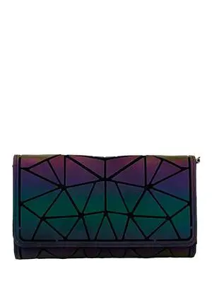 YOZUEY Geometric Clutch Holographic 2
