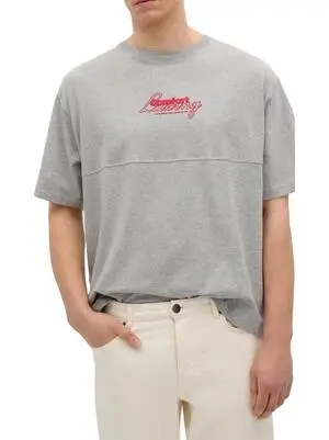 SCALPERS Lazy Tee - Grey Melange