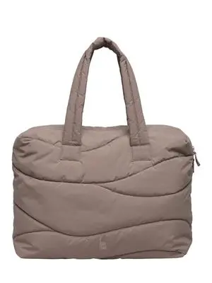 GOT BAG Wavy Puffer Recycled Nylon Everyday Laptop Bag - Oyster