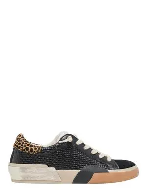 DOLCEVITA Zina Plush Sneakers - Black Multi Woven