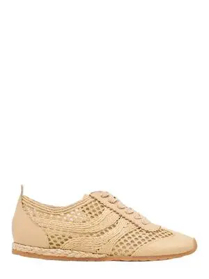 DOLCEVITA Dream Raffia Sneakers - Lt Natural Woven Raffia