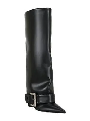 AZALEA WANG AZALEA WANG Antonina Belted Wedge Boots