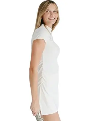 BELDRIE Drift Mock Neck Dress With Detached Shorts - Milk
