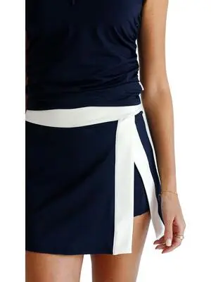 BELDRIE Dash Split Skort Navy