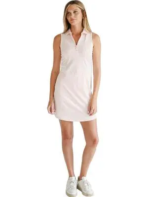 BELDRIE Pace Collared Dress With Detached Shorts - Petal