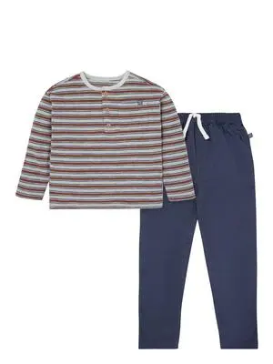 MODERN MOMENTS™ BY GERBER Henley Top And Pant Set - Stripes