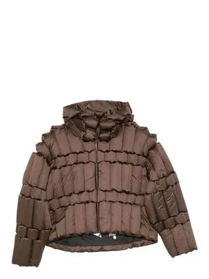 RAXXY Padded Outerwear With Hood - Brown