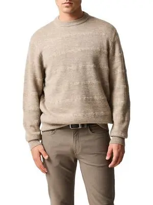 Rodd & Gunn Textured Stripe Sweater - Natural