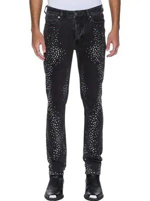 Ksubi Van Winkle Renaissance Studded Jeans - Black
