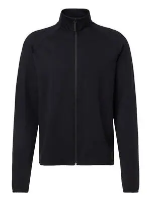 Aztech Mountain Fleece Zip-up Ski Top - Black