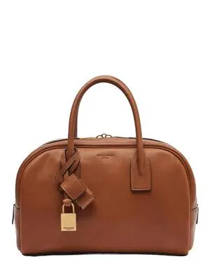 Saint Laurent Sac De Jour Boston Small Leather Tote - Brown