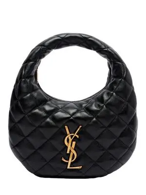 SAINT LAURENT Icarino Quilted Leather Tote Bag