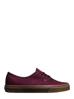 VANS Authentic Lace-up Sneakers - Light Gum/burgundy/port Royale