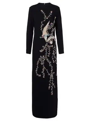 Costarellos Embellished Gown - Black