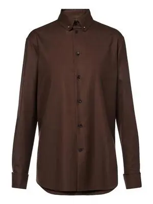 Loro Piana Thea Virgin Wool Shirt - Brown