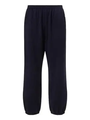 THE ROW Zaven Cashmere And Cotton Sweatpants - Blue