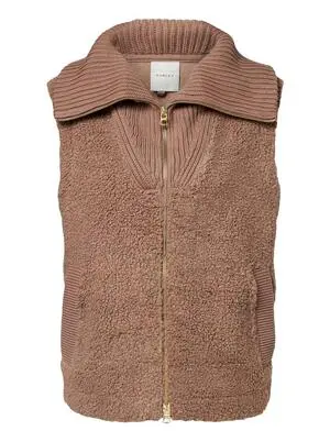 Varley Turtleneck Vest - Brown