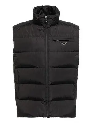 Prada Re-nylon Padded Vest - Black