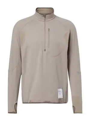 Satisfy Ghostfleece Half-zip Top - Beige