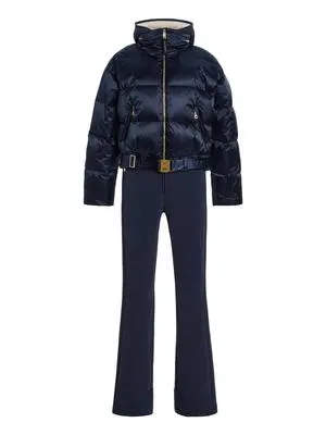 Bogner Aya Convertible Down Ski Suit - Navy