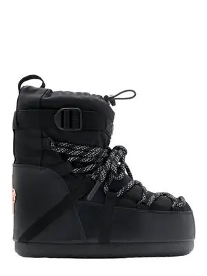Moncler Icon Low Gaiter Snow Boots - Black