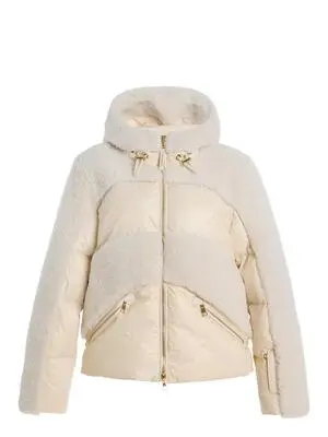 Bogner Dana Shearling-trimmed Down Ski Jacket - Ivory