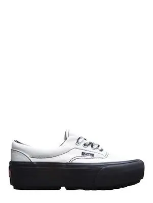 VANS Era Lug Platform Sneakers - White/black