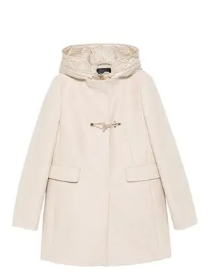 FAY Toggle Wool Coat - Beige