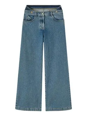 Attico Denim Pants - Blue