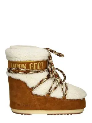 Moon Boot Boots With Logo - Brown