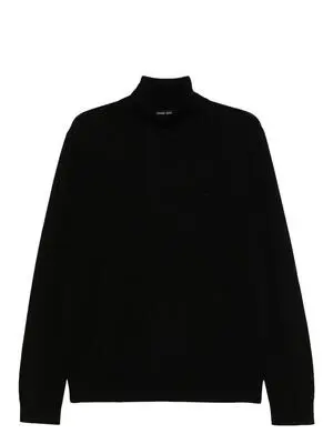 Michael Kors Core Merino Turtleneck Sweater - Black
