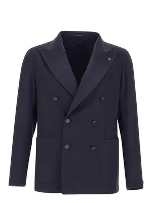 Tagliatore Montecarlo Double-breasted Jacket - Blue