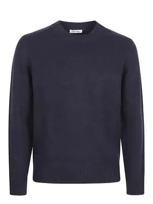 Michael Kors Round Neck Pullover Sweater Blue