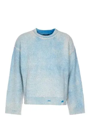 REPRESENT Round Neck Pullover - Sky Blue