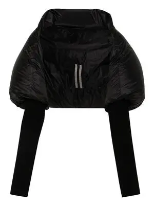 Rick Owens Duvetina Shrug Cropped Jacket - Black