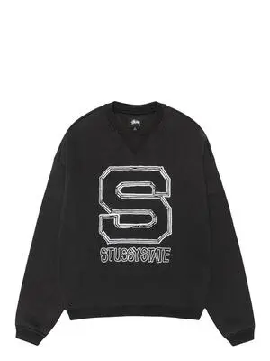 StÜssy State Crewneck - Black