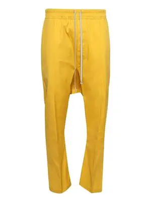 Rick Owens Drawstring Long Pants - Yellow