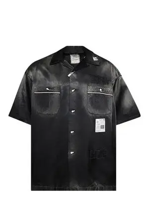 Mihara Yasuhiro Bowling Short-sleeve Shirt - Black
