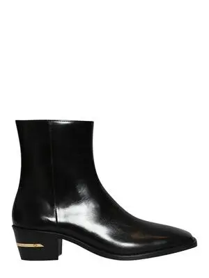 Amiri Metallic Heel Boot - Black