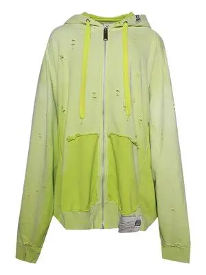 Mihara Yasuhiro Sun Faded Zip-up Parka - Yellow