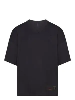 NIKESKIMS Airy V-neck Oversized Top - Black