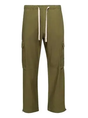 Palm Angels Curved Logo Cargo Pants - Green