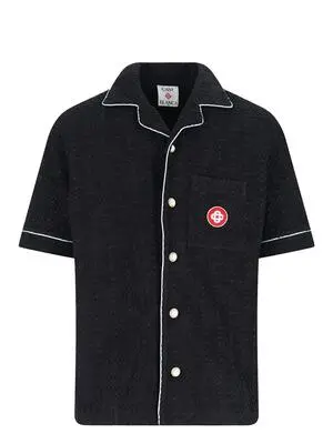 Casablanca Towelling Monogram Shirt - Black