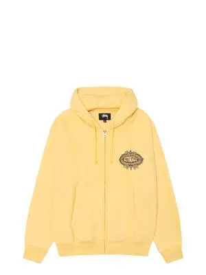 StÜssy Mantra Zip Hoodie - Yellow