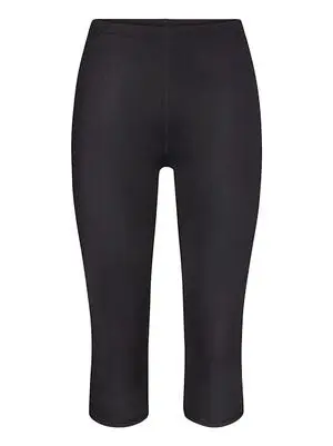 NIKESKIMS Shine Drawcord Crop 17" Legging 'obsidian - Black
