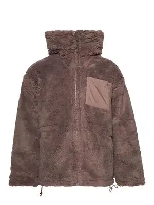 BLUEMARBLE Faux Shearling Anorak - Brown