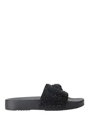 Kurt Geiger Brockwell Woven Slides - Black