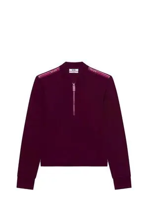 Gcds Logo Tape Detail Sweatshirt - Red