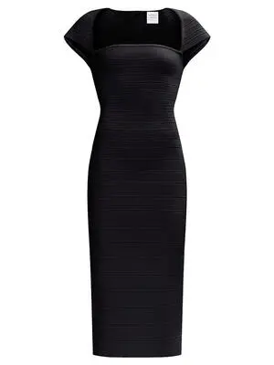 HERVE LEGER Josie Bandage Midi Dress